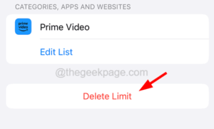 How to remove You have reached your limit Notification on iPhone