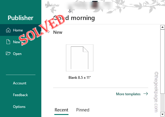 Microsoft Publisher won't save files as PDF in Windows 10 / 11 Fix