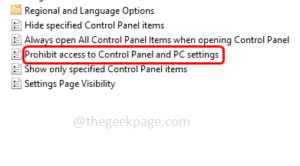 How To Restrict Users From Accessing Control Panel And Settings