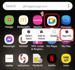Google Meet - Couldn't Connect You to the Video Call Error in Android Fix