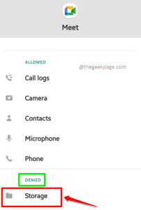 Google Meet - Couldn't Connect You to the Video Call Error in Android Fix