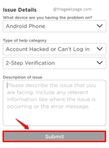 Roblox 2 Step Verification Process Not Sending Email Verification Code