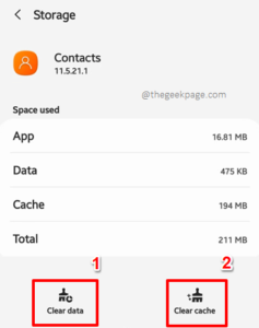 Error While Saving Contact While Deleting Contacts from Android Fix