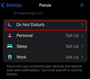 Allow call from a certain contact only in Do not disturb mode on iPhone