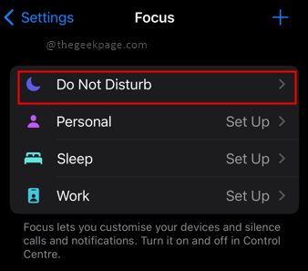 Allow call from a certain contact only in Do not disturb mode on iPhone