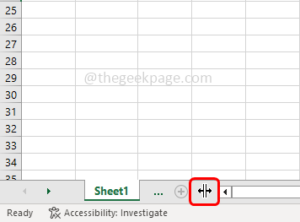 Worksheet Tabs Cannot Be Seen in Microsoft Excel Fix