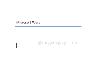 How To Type Over a Line In Microsoft Word