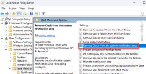 How to Hide Clock and Date from Taskbar in Windows 10