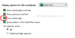 Worksheet Tabs Cannot Be Seen in Microsoft Excel Fix