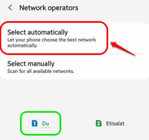 Mobile Network Not Available Problem in Android