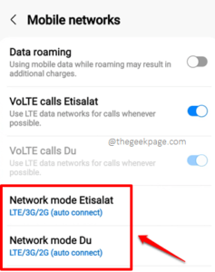 Mobile Network Not Available Problem in Android