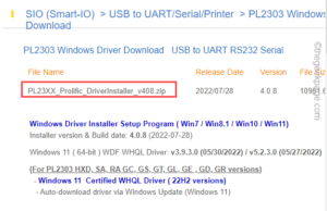 How to install PL2303 driver on Windows 11/10