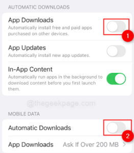 How to fix Apps downloading Automatically on iPhone