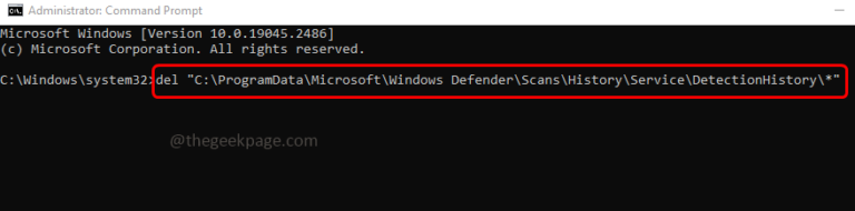 Fix: Missing Windows Defender Protection History