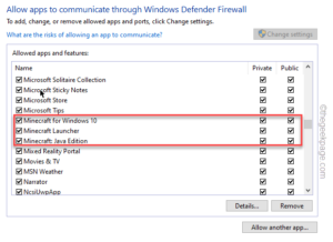Refused No further information error in Minecraft Java edition Fix
