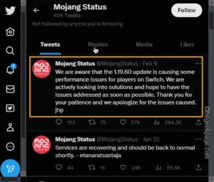 We are unable to get your account info issue in Minecraft