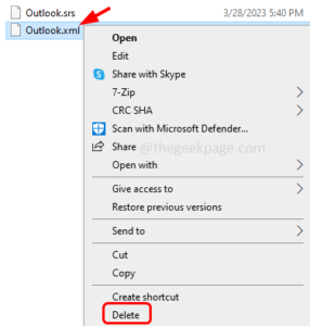 Cannot Start Microsoft Outlook Window Invalid XML Error Fix