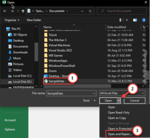 File Format and Extensions don't match error in Excel Fix