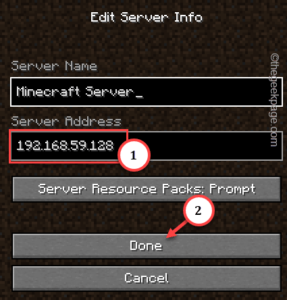 Refused No further information error in Minecraft Java edition Fix