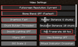 Change these settings to Fix Lag permanently in Minecraft