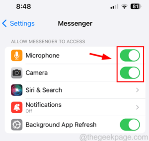 Audio not working on Messenger Audio / Video Call on iPhone [Solved]
