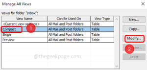 Inbox View Changed In Outlook. How To Bring Back The Default View
