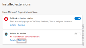 Cannot uninstall / remove an extension from Microsoft Edge Fix