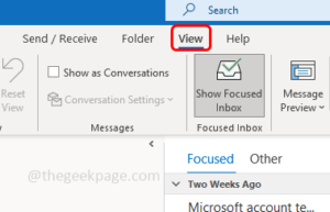 Inbox View Changed In Outlook. How To Bring Back The Default View