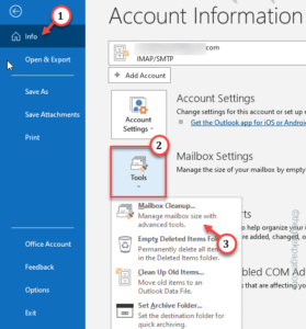 How to Fix The Outlook Mailbox is Full error