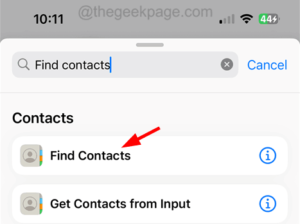 How to Find Newly Added Contacts on iPhone using Shortcuts app