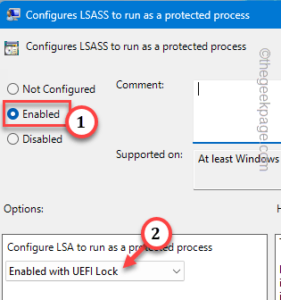 Local Security Authority (LSA) Option missing in Windows 11/10 Fix