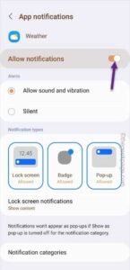 Samsung Weather App not working or updating issue