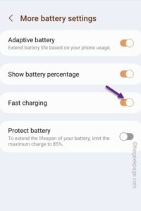 How to fix Fast charging not working on Android Phone