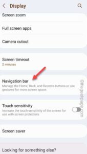 Back button is missing in Samsung - Here is the Fix