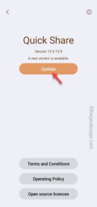 Quick Share feature not working on Samsung phone - Fix