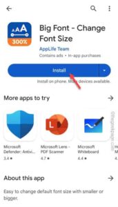 How to make text bigger on Android Phone