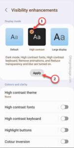 How to make text bigger on Android Phone