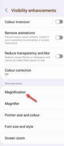 How to make text bigger on Android Phone