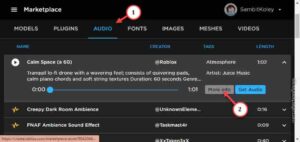 How to copy music or sound on Roblox