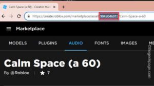 How to copy music or sound on Roblox