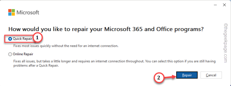How to fix Microsoft Word Print not working error