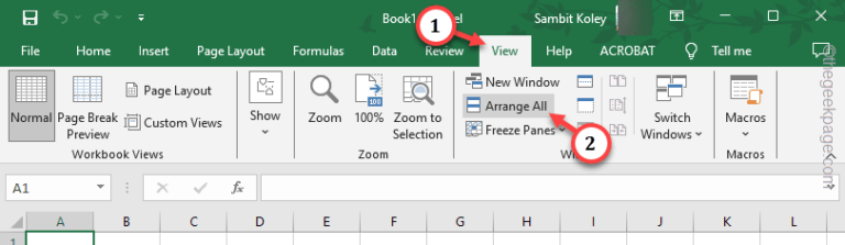 Scroll bar is missing in Microsoft Excel : Fix