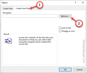 How to embed a Word document in Microsoft Excel