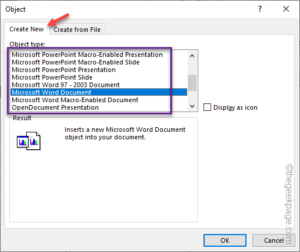 How to embed a Word document in Microsoft Excel