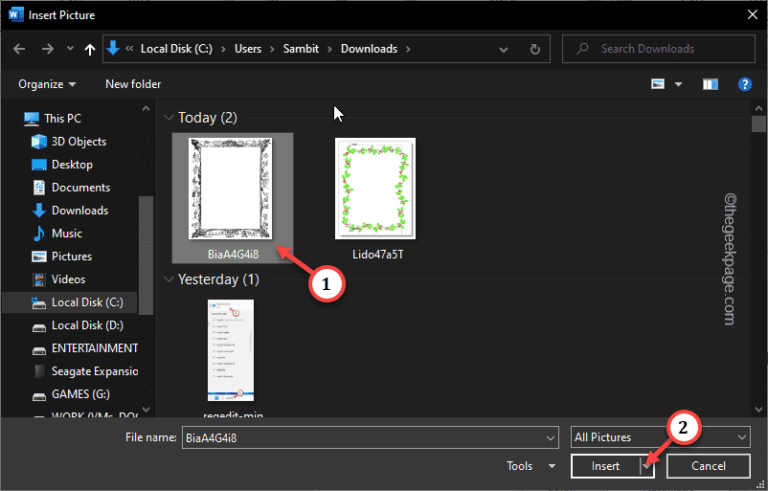 How to make a custom border in Microsoft Word
