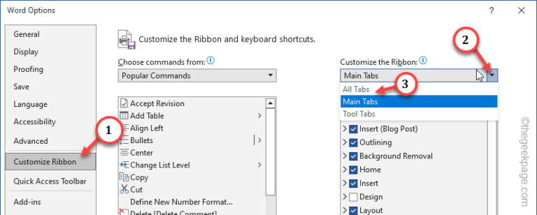 Design tab is not showing in Microsoft Word : Fix