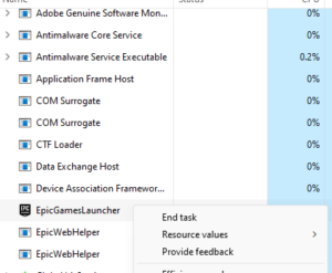Self Update Failed error in Epic Games Launcher : Here is the Fix