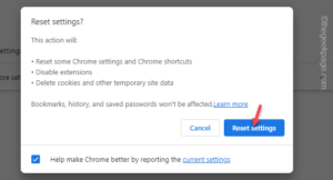 Google Chrome search engine changing to Bing : Fix