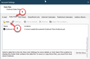 How to fix Outlook Data File has not been configured issue