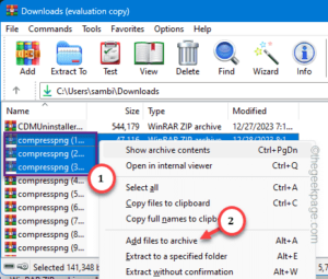 How to merge or combine RAR files in Windows 11/10